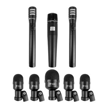 Kit 8 Microfones Para Bateria K8 Slim - Kadosh - Bateria e Percussão ...
