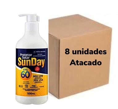 Kit 8 Protetor Solar Sunday Fps 60 Com 500ml. - Protetor Solar ...