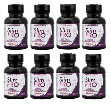 Kit 8 Slim Pro - Amazon Struthio - 60 cápsulas - Cápsulas de Bebidas ...