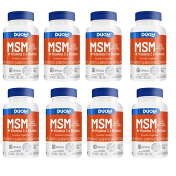 Kit 8un Suplemento MSM+Vitamina C e Biotina 60Cps - Duom - Duom ...