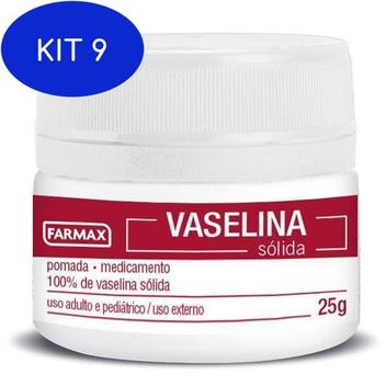 Kit 9 Vaselina Sólida - Vasemax - 25G - Vaselina - Magazine Luiza