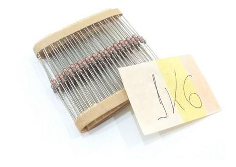 Kit 98 Resistor Comum 1k6 2% 1/4w - Materiais Elétricos - Magazine Luiza