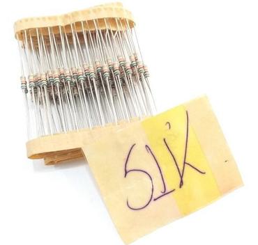 Kit 98 Resistor Comum 51k 5% 14w - Materiais Elétricos - Magazine Luiza