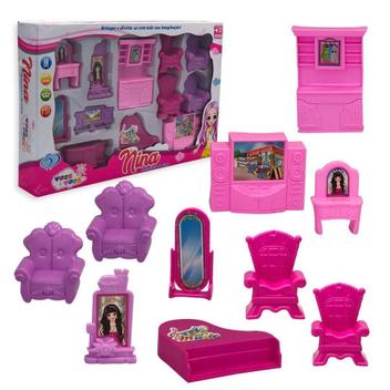 Kit Acessórios Infantil Para Casa De Boneca Com 12 Unidades - Compre Já ...