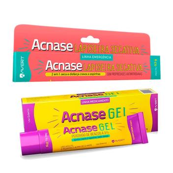 Kit Acnase Gel 20g + Acnase Lapiseira Secativa 0,3g - Antiacne ...