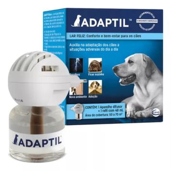Kit Adaptil Com Difusor E Refil 48ml Terapêutico p/ Cães - Ceva - Refil ...