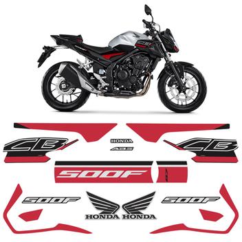 Kit Adesivos Para Cb 500f 2020/2021 Honda Moto Prata - SPORTINOX ...