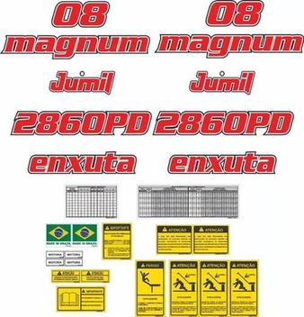 Kit Adesivos - Plantadora Jumil 2860 Pd 08 Magnum Enxuta - Spts ...