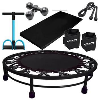 Kit Aeróbico Fitness Ginástica Mini Jump Profissional Treino - Infinity ...