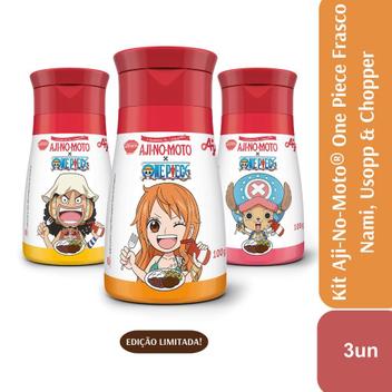 Kit Ajinomoto One Piece Nami + Usopp + Chopper - Frasco - AJI-NO-MOTO ...