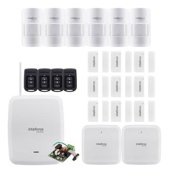 Kit Alarme Amt 8000 Sf E Wifi 9 Magnéticos E 6 Infravermelho ...