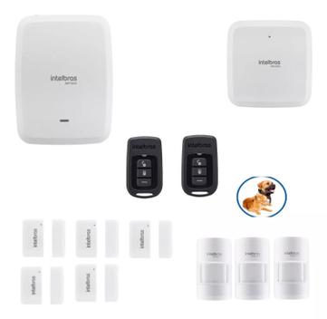 Kit Alarme Amt 8000 Total Sem Fio Residencial Intelbras - Alarme ...