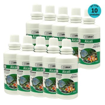 Kit Alcon Labcon Alcalizante Alcali 100Ml -10 Un - Elevador de PH ...