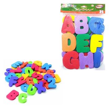 Kit Alfanumérico em EVA 36 peças com 8cm x 8mm Evax - Dello - Tatame ...