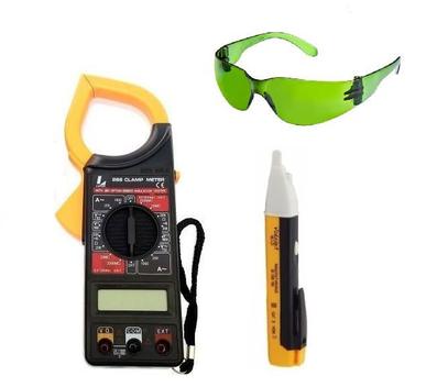 Kit Alicate Amperímetro 266 E Detector De Tensão Por Indução - Lotus ...