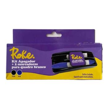 Kit Apagador + 2 Marcadores de Quadro Branco - Roke - Quadro Decorativo ...