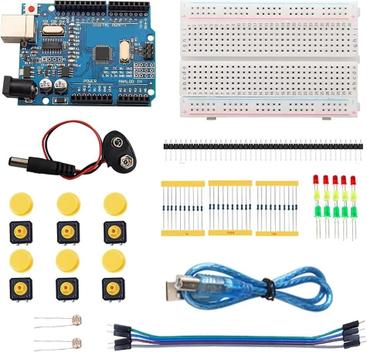 Kit Arduino UNO R3 DIY - 12 Projetos Educacionais de Codificação ...