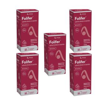 Kit Arese Folifer Com 5 Caixas De 30 Comprimidos Re/ Cada - ARESE ...