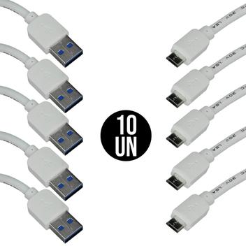 Kit Atacado Cabo de Dados Micro usb V8 Carregamento 10 Peças - Maxmidia ...