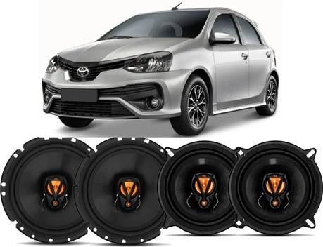 Kit Auto Falante 6 Pol E 5 Pol Jbl 200w Rms Fiat Punto Palio Uno 4 ...
