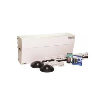 Kit Automatizador Porta Social Deslizante Com Sensor Idealle Branco ...