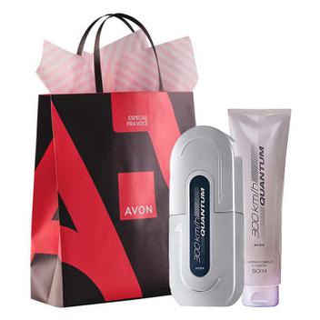 Kit Avon 300km/h Quantum Masculino Perfume + Shampoo Para Cabelo e ...