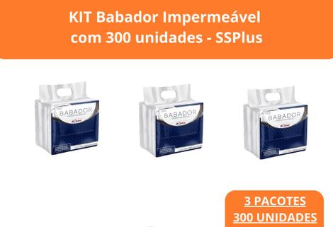 KIT Babador Impermeavel com 300 unidades - SSPlus - SS PLUS - Babador ...