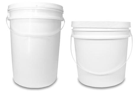 Kit Baldes Plásticos 10L e 22L Brancos - 01un - Silcal - Balde para ...