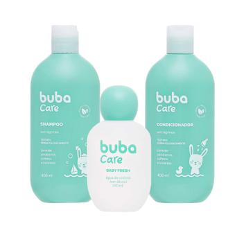 Kit Banho Bebê Infantil Shampoo Condicionador 400ml Colônia 100ml Sem ...