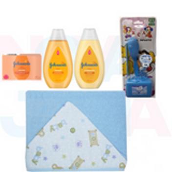 Kit Banho Bebê Johnson's Baby 8 Peças Azul - johnsons baby - Produtos ...