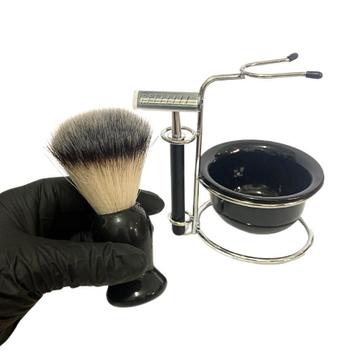 Kit Barbear Com Pincel Cumbuca Gilete Kit Do Papai Luxo - AGE Men - Kit ...