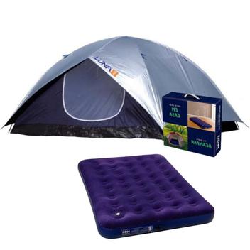 Kit Barraca Luna 7 Lugares c/ Sobreteto + Colchão Casal Inflavel - MOR ...