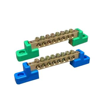 Kit Barramento 1 Neutro E 1 Terra 8 Bornes Furo Fix Parafuso - Atmx ...