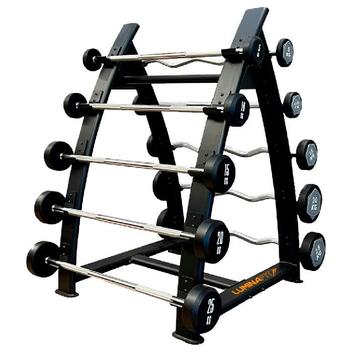 Kit Barras Montadas LuminaFit LT6316 5 a 25kg com Hack Prestige - Mão ...