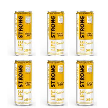 Kit bebida energética tropical life strong zero açucar 269ml vitamina c ...