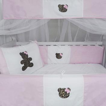 Kit Berço Ursa Oncinha Rosa 10 Peças - Nicoli Ferri - Kits Enxoval para ...
