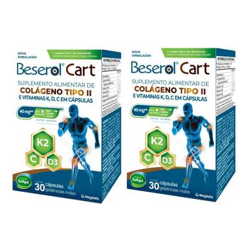 Kit Beserol Cart Com 2 Unidades De 30 Cápsulas Gelatinosas Moles Cada ...