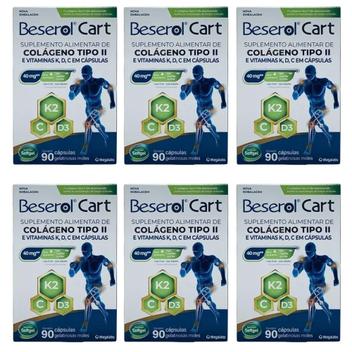 Kit Beserol Cart Com 6 Unidades 90 Cápsulas Gelatinosas Moles Cada ...