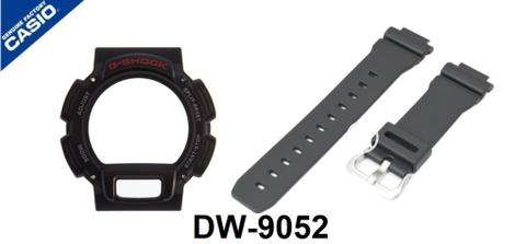Kit Bezel e Pulseira Casio G-Shock DW-9052 71606395 10071698 Original ...