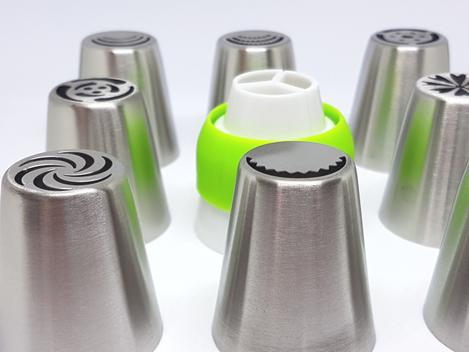 Kit bico russo 10 peças confeitar Aço inox - YG - Bicos de Confeitar ...