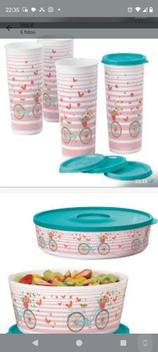 Kit bike com 7 peças Tupperware original - Perfume - Magazine Luiza