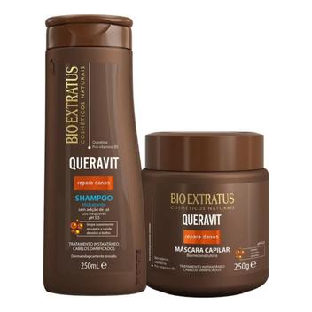 Kit Bio Extratus Queravit Shampoo 250ml + Máscara 250g - Kit de ...
