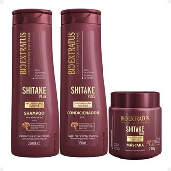 Kit Bio Extratus Shitake Plus Com 3 250G - Kit de Tratamento para ...