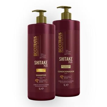 Kit Bio Extratus Shitake Plus Shampoo Condicionador 1Litro - Kit ...