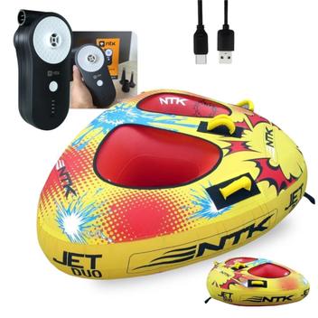 Kit Boia Inflavel Jet Ski Rebocavel para 2 Pessoas Jet Duo + Bomba de ...