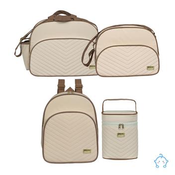 Kit Bolsa Maternidade Lisa Completo Saída Bebê - Merver - Kit Bolsa ...