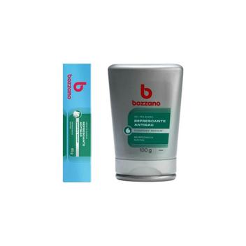 Kit Bozzano Refrescante Creme Barbear+Gel Pos Barba - Kit para Barba ...