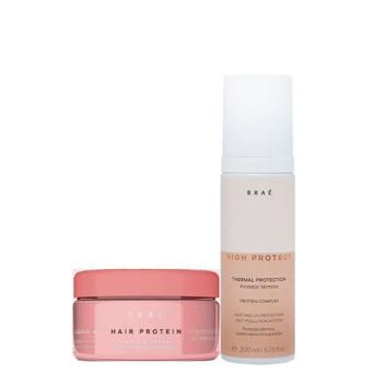 Kit Braé Hair Protein e High Protect Leave-in (2 produtos) - Kit de ...