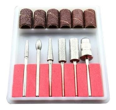 Kit Broca Completo De Unha Com 6 Broca + 6 Lixas Send - Alex Imports Mt ...