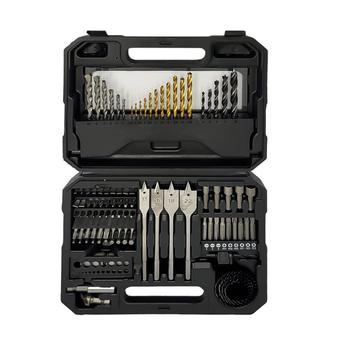 Kit Brocas e Bits 100 Peças para Madeira Concreto e Ferro - Luatek ...